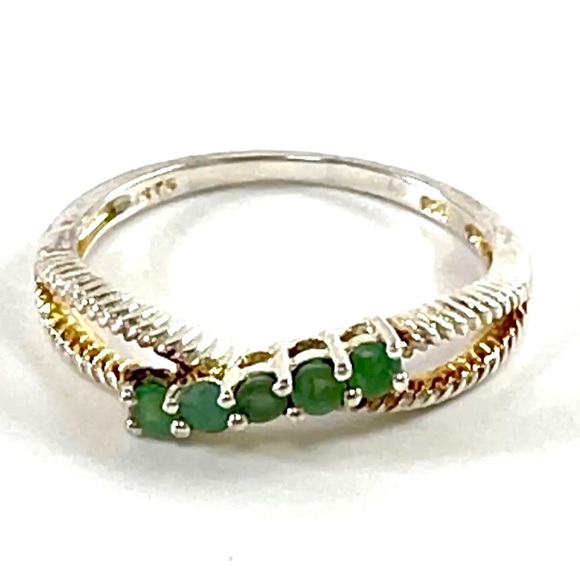 Vintage | Jewelry | Vintage Sts 2 Tone Sterling Silver Gold Wash ...